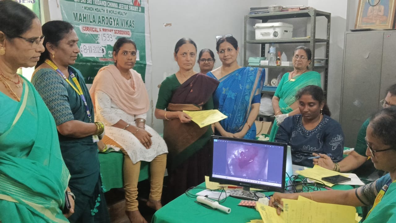 Screening camp at Vijayanagaram